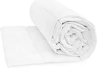 Mister Sandman Bettdecke 160x220 cm Sommerbettdecke Ökotex 100 Mikrofaser Waschbar weißer Bettdecke