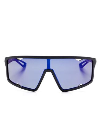 Prada lunettes de soleil Linea Rossa - Noir