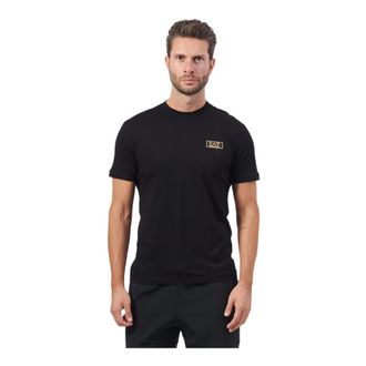 Emporio Armani Homme, Tops, Noir, Taille: L T-shirt Noir Coton Col Rond Coupe Slim