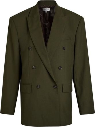 Ronny Kobo veste &agrave; boutonni&egrave;re crois&eacute;e - Vert