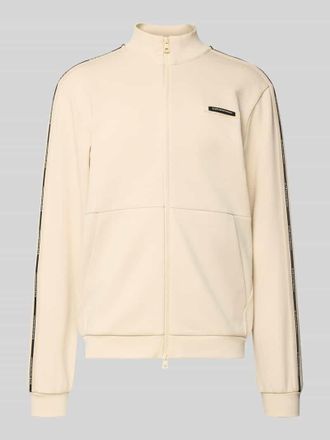 Emporio Armani Sweatjacke mit Stehkragen und Zweiwege-Rei&szlig;verschluss
