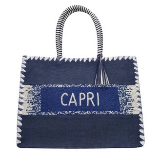 De Siena shoes Capri Tote - - Bags - Damen - Blau - ONE SIZE