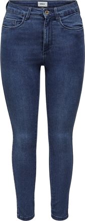 Only Damen ONLROYAL HIGH Skinny PIM504 Petit FN Hose, Medium Blue Denim, S/28