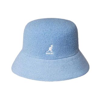 Kangol Babyblaue Bucket Hat Bermuda Textur - - Accessories - Herren - Blau - S