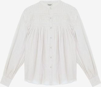 Isabel Marant Blouse Plalia - Femme - Blanc - Taille 34 - Marant &Eacute;toile - cadeau de no&euml;l femme