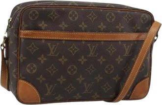 Louis Vuitton Sac bandouli&egrave;re Trocadero 30 Pre-owned - Femme - Pre-owned - Brun - Taille: ONE Size
