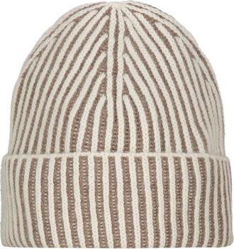 Moorer Bonnet en maille Davis - Homme - Accessoires - Beige - Taille: ONE Size