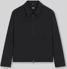 HUGO BOSS Relaxed Fit Blouson aus Woll-Mix Modell CARPER