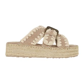 Mou Femme, Chaussures, Beige, Taille: 41 EU Jute sandal