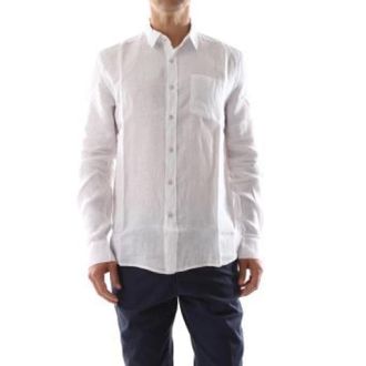 40weft 40Weft, Homme, Chemises, Blanc, Taille: M Braiden Shirt