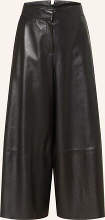 Riani Riani Leder-Culotte grau