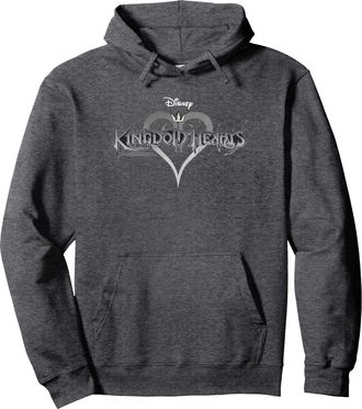 Disney Kingdom Hearts Silver Logo Pullover Hoodie