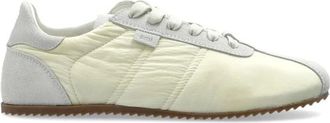 Ami Femme, Chaussures, Beige, Taille: 39 EU Baskets Souples en Nylon Blanc