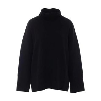 Pinko Hochgeschlossener Strickpullover - - Knitwear - Damen - Schwarzk - XS