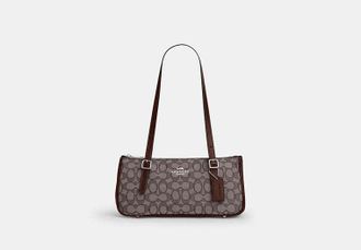 Coach Asher Schultertasche Aus Signature-Jacquard