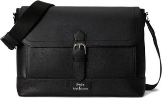 Polo Ralph Lauren Homme, Sacs, Noir, Taille: ONE Size Sac Messenger en Cuir