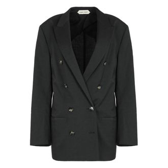 Alberta Ferretti Klassischer Wollmischung Doppelreiher Blazer - - Jackets - Damen - Grau - XS