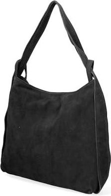 Gave Lux Sac à bandoulière convertible en sac à dos pour femme en cuir véritable Made in Italy 37x37x9 cm GLX228105423FBG, Noir, Taille unique