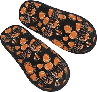 Generic Pantoufle Bonjour Citrouille Slippers Confort Hiver Chausson Pour Unisex Chambre Ext&eacute;rieur M