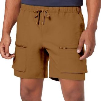 Generic Pantalon cargo pour homme - Couleur unie - Fermeture &eacute;clair - Double poche - Style d&eacute;contract&eacute; - Confortable - 2026, marron, 3XL