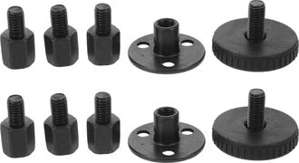 Angoily Verstellbarer Kopfteilstopper 78 105mm Bettstabilisator Schwarz mit Wandschutz Anti Wackel Betthalterung f&uuml;r Kopfteil Schrank und Sofa