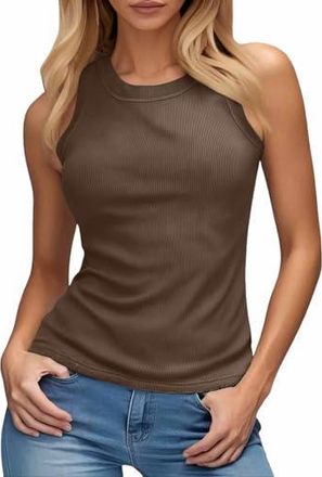 Generic 2025 D&eacute;bardeur Bretelles Spaghetti pour Femme avec Soutien-Gorge Int&eacute;gr&eacute; Sexy Fleurs Bandeau Top Flower Print Fitness Doux Confortables Yoga Tank Cami