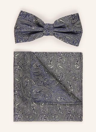 Paul Paul Set: Fliege Und Einstecktuch gruen