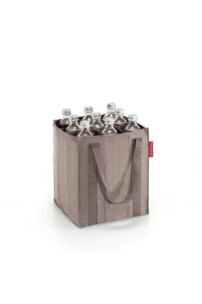 Reisenthel Flaschentr&auml;ger, Mokka, Textil, 24x28x24 cm, K&uuml;chenzubeh&ouml;r, Flaschentr&auml;ger