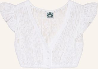 Hammerschmid Hammerschmid Dirndlbluse Anina Aus Spitze weiss