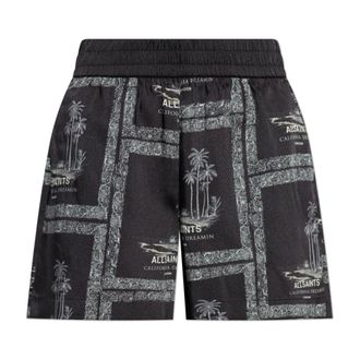 AllSaints Damen, Shorts, Schwarzk, XSGr&ouml;&szlig;e