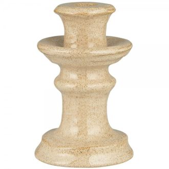 Ib Laursen [W0724] Kerzenhalter f/Stabkerze Saga Creme - H: 15 &Oslash;: 9,5