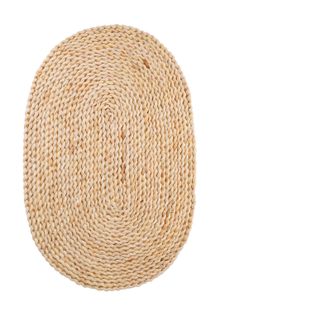Aboofan Ovale Tischsets Aus Nat&uuml;rlichen Maisfasern Handgewebte Platzmatten rutschfest Und Hitzebest&auml;ndig F&uuml;r Esstisch Und Schreibtisch Dekoration Im Rustikale