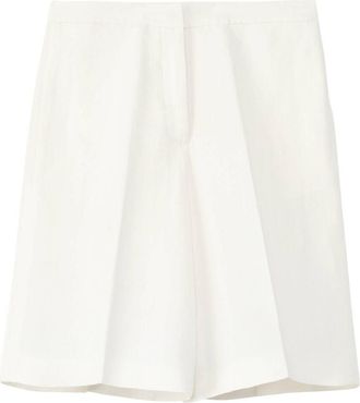 Fabiana Filippi Damen Bermuda aus Viskose-Leinen-Mix Wide Fit