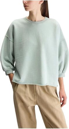 Bellerose Femme, Sweatshirts et sweats &agrave; capuche, Vert, Taille: 40 FR Sweat Vicske
