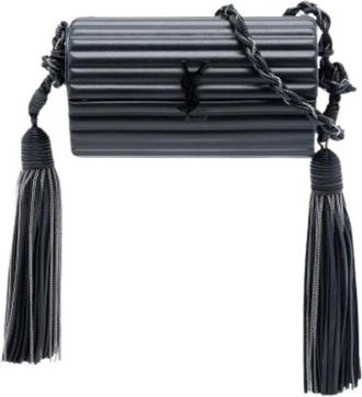 Saint Laurent Pre-owned Sac bandouli&egrave;re en acrylique - Femme - Pre-owned - Noir - Taille: ONE Size