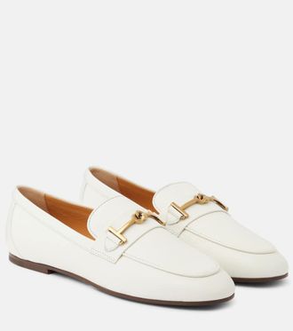 Tod's Loafers T Ring aus Leder