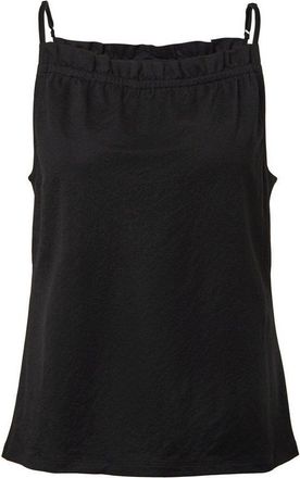 Comma Muskelshirt T-Shirt Ausgestelltes Tanktop aus Viskosemix