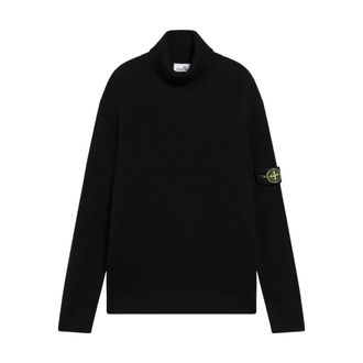 Stone Island Herren, Strickwaren, Schwarzk, XLGr&ouml;&szlig;e