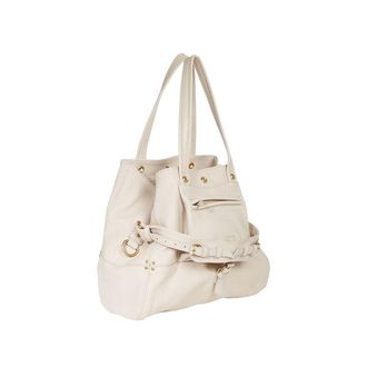 Jerome Dreyfuss Billy M Handtasche aus Ziegenleder - Beige