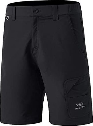 Bassdash FP01M Short Cargo de pêche pour Homme 10,5 à séchage Rapide UPF 50+ résistant à leau