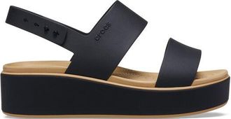 Crocs Sandalen Brooklyn Matte Wrap Low Wedge 211802 Schwarz