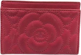 Chanel Pre-owned Card Case - Femme - Pre-owned - Rose - Taille: ONE Size