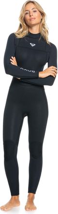 Roxy Womens Prologue 4/3mm GBS Back Zip Wetsuit ERJW103154 - Black Roxy Womens Size - US 10 - Roxy Womens Size - US 10