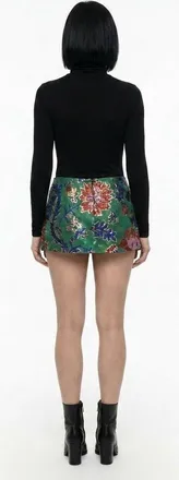 Dolce & Gabbana Womens Multicolor Cotton Mini Skirt