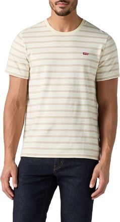 Levi's Herren Lse_Ss Original Hm Tee T-Shirt, Tobi Stripe Afterglo, L