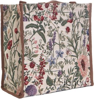 SIGNARE Modische Damen-Einkaufstasche mit Wandteppich., (mehrfarbig), Medium