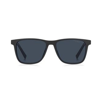Tommy Hilfiger Monture Optique avec Clip-On - Homme - Accessoires - Gris - Taille: 55 MM