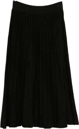 Blugirl Femme, Jupes, Noir, Taille: 38 FR Jupe Élégante Nero Aw25