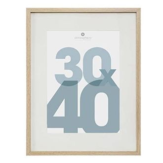 Atmosphera Atmosphera - Fotorahmen Manu - Holz und Glas - 30x40 cm - Beige
