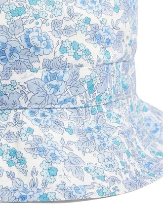 BONPOINT S05ZACW00001K_510A Cotton Sun Hat - Blue
